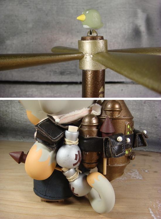 The Blot Says...: Copter Girl Custom Munny by Huck Gee