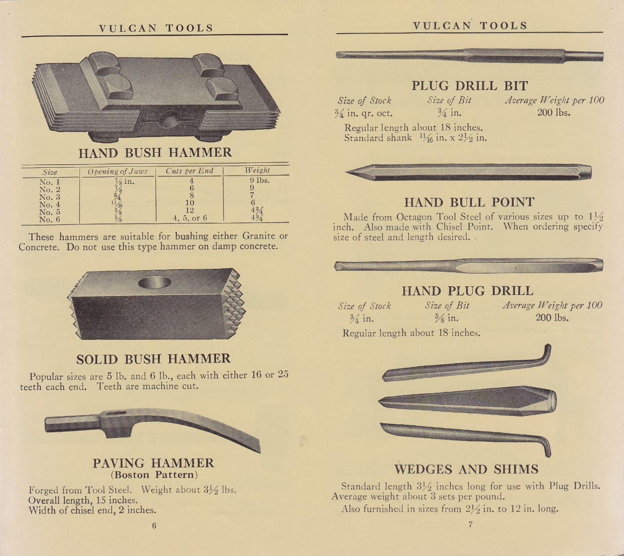 Trowel and Masonry Tool Collector Resource : History of Vulcan Tool ...