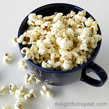 Delightful Repast: Popcorn and Caramel Corn and Clarified Butter