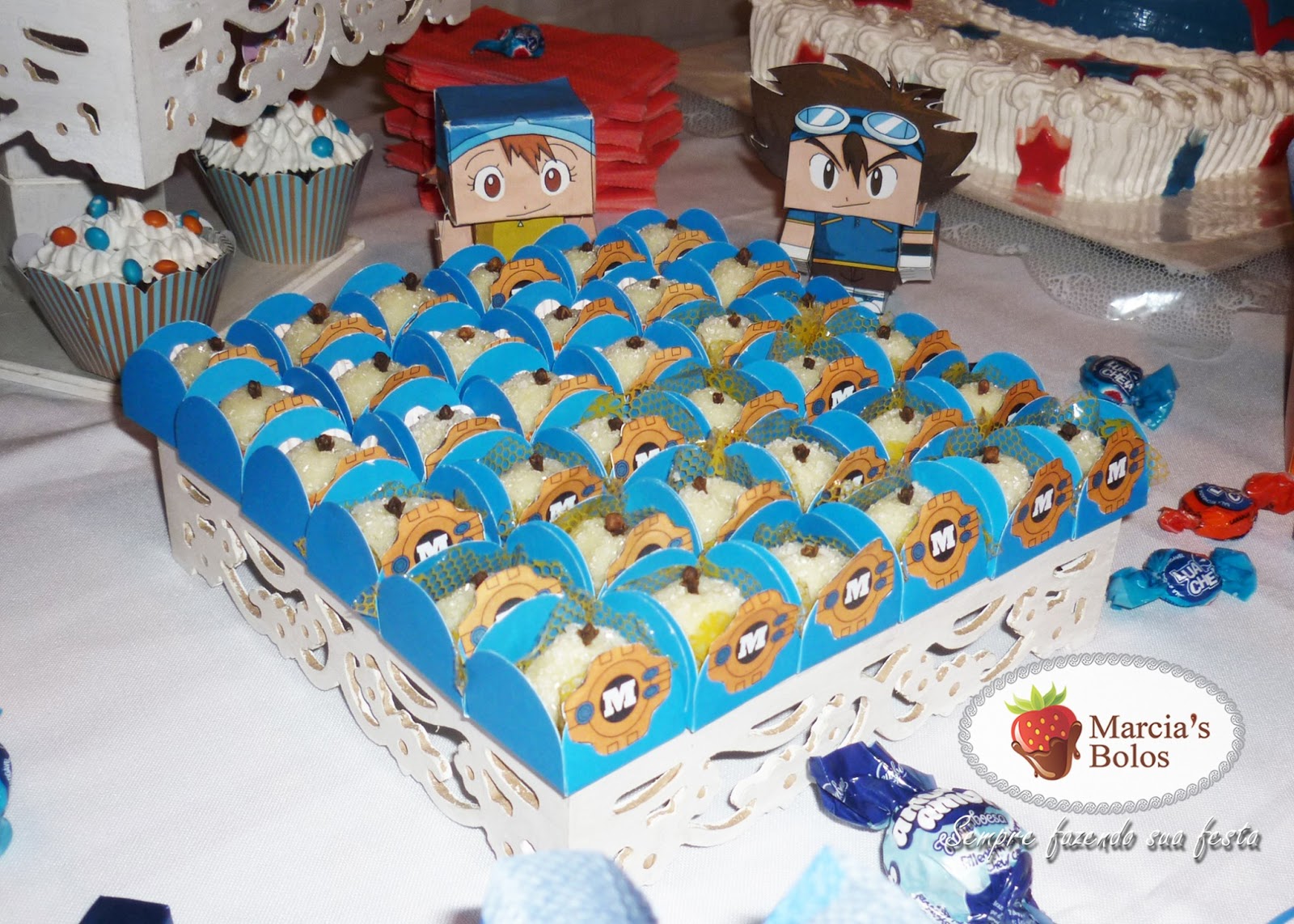Marcia's Bolos: Festinha Digimon