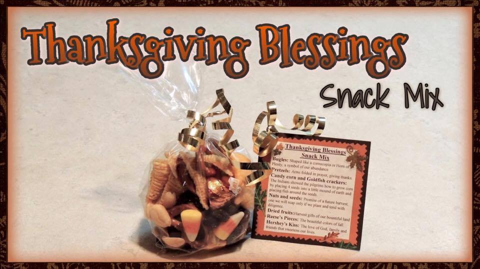 Craftie Kaleidoscope : Thanksgiving Blessings Snack Mix