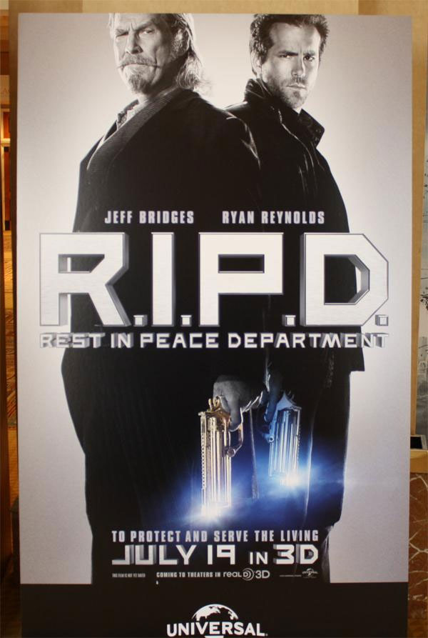Póster de 'RIPD', con Ryan Reynolds y Jeff Bridges – No es cine todo lo ...