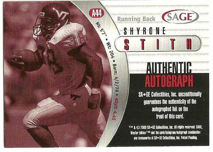 The Great Sports Name Hall of Fame: Tis the season for Shyrone Stith ...