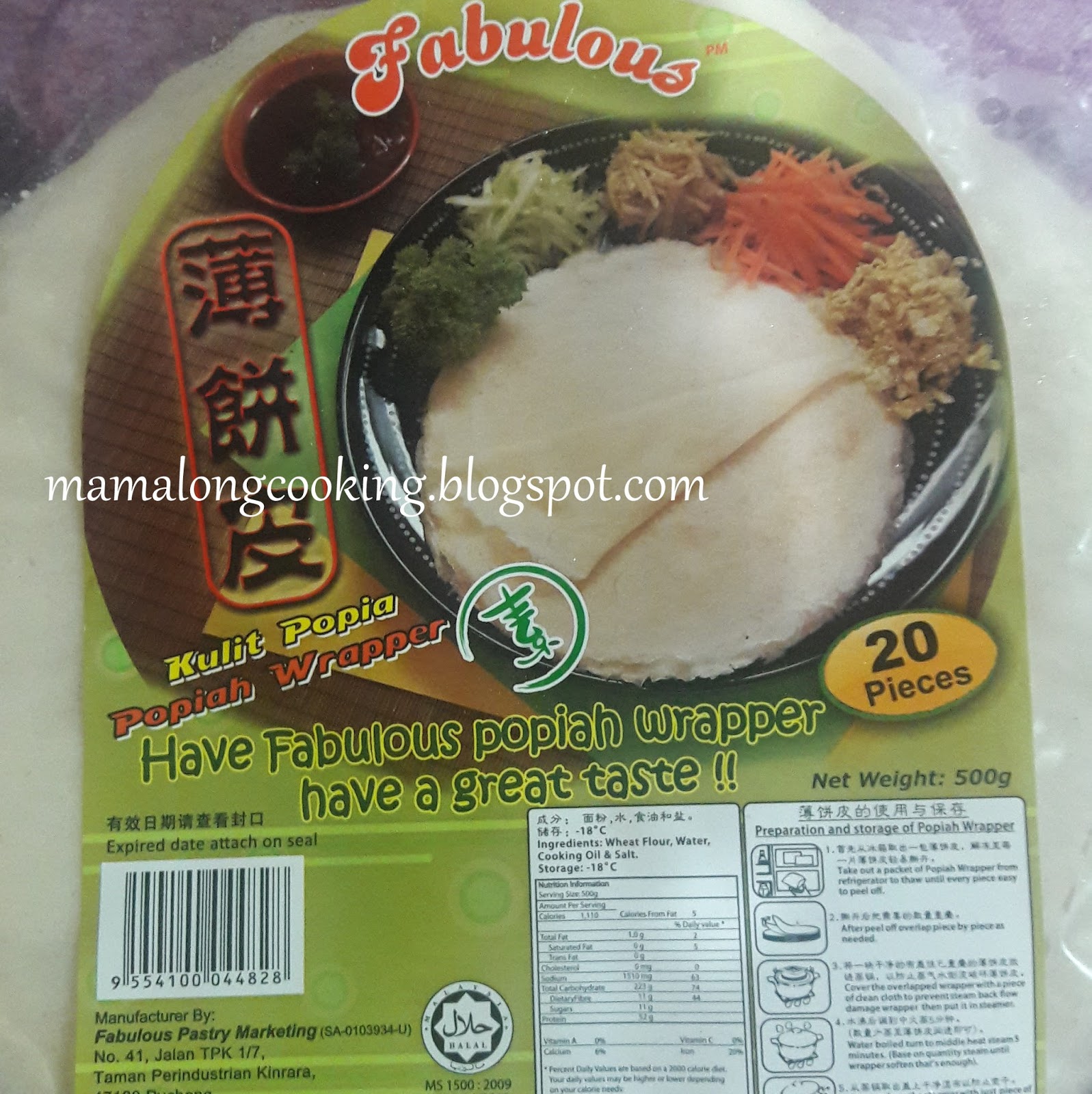 Mama Long's cooking : Crunchy Popiah