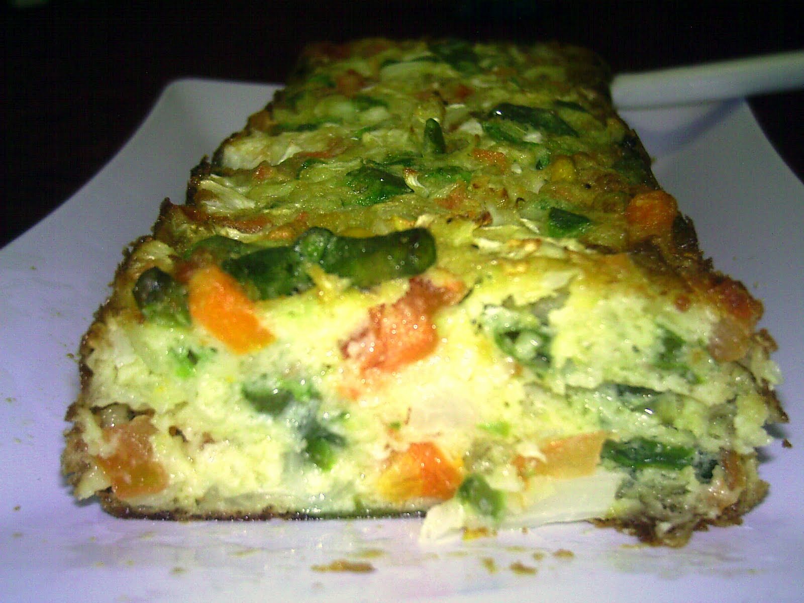 Torta de legumes light - Culinária diet e light