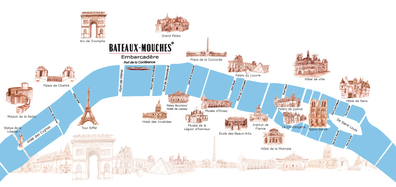 Paris Já!: Cruzeiros pelo rio Sena em Paris Bateaux Mouches