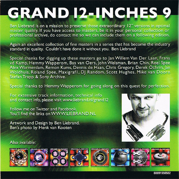 Grand12inches: Ben Liebrand ‎– Grand 12-Inches 9 / 4CD / 2012