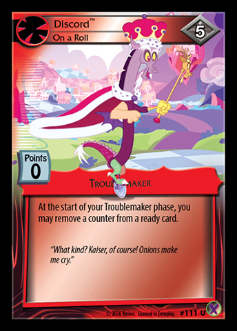 MLP Discord, On A Roll CCG Cards | MLP Merch