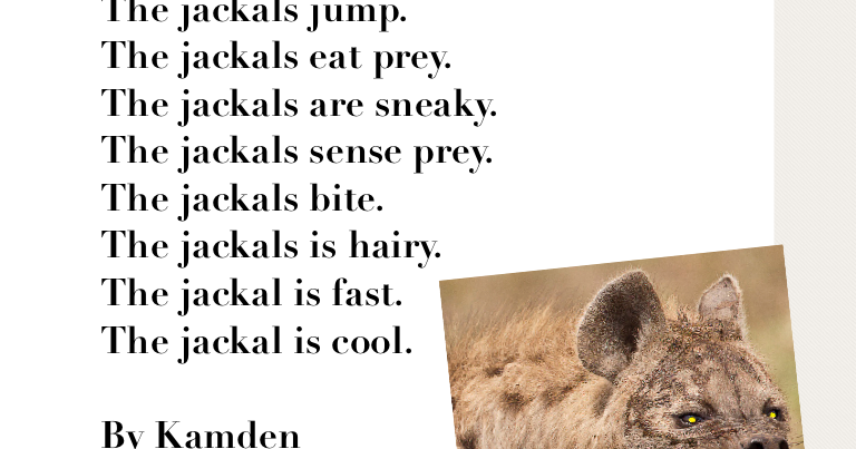 Orly's Room: First Grade Poetry