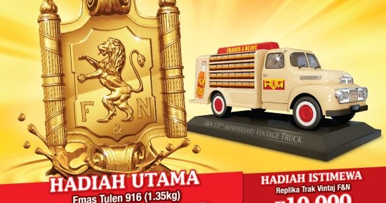 Peraduan F&N 135th Anniversary Contest: Prizes worth up to RM1,350,000 ...