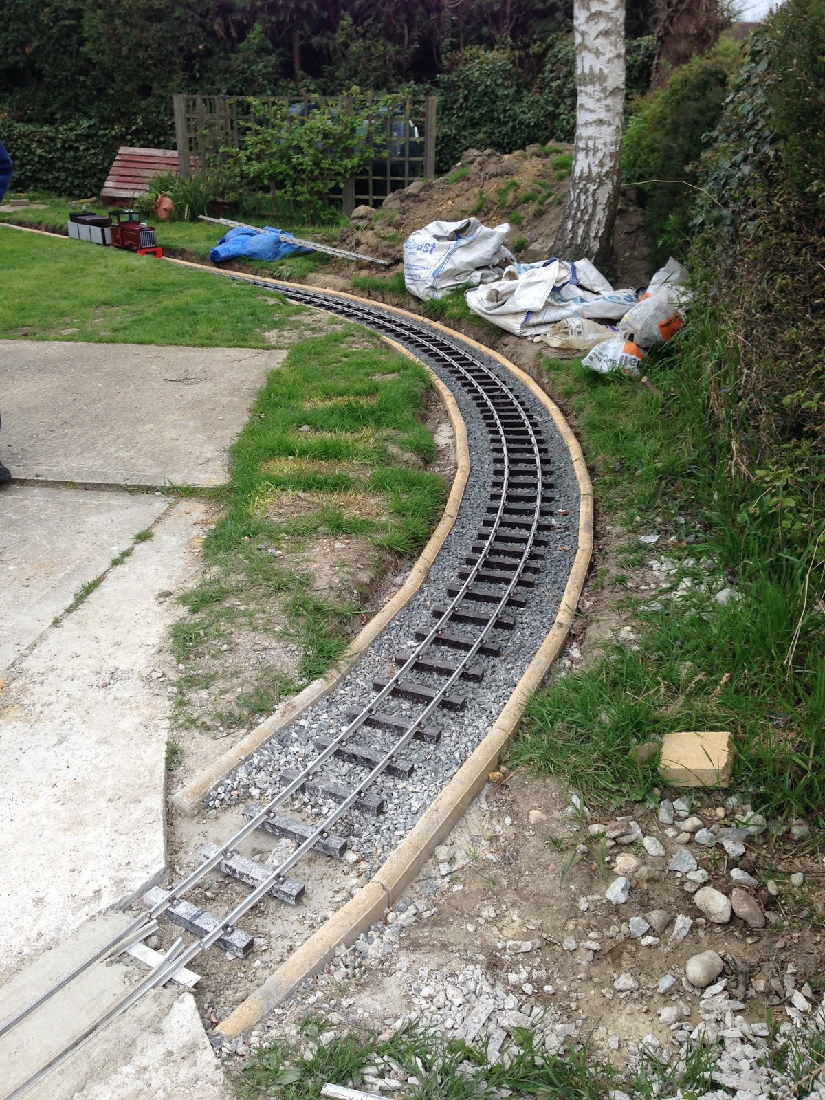 Great Woodchurch Railway: Construction