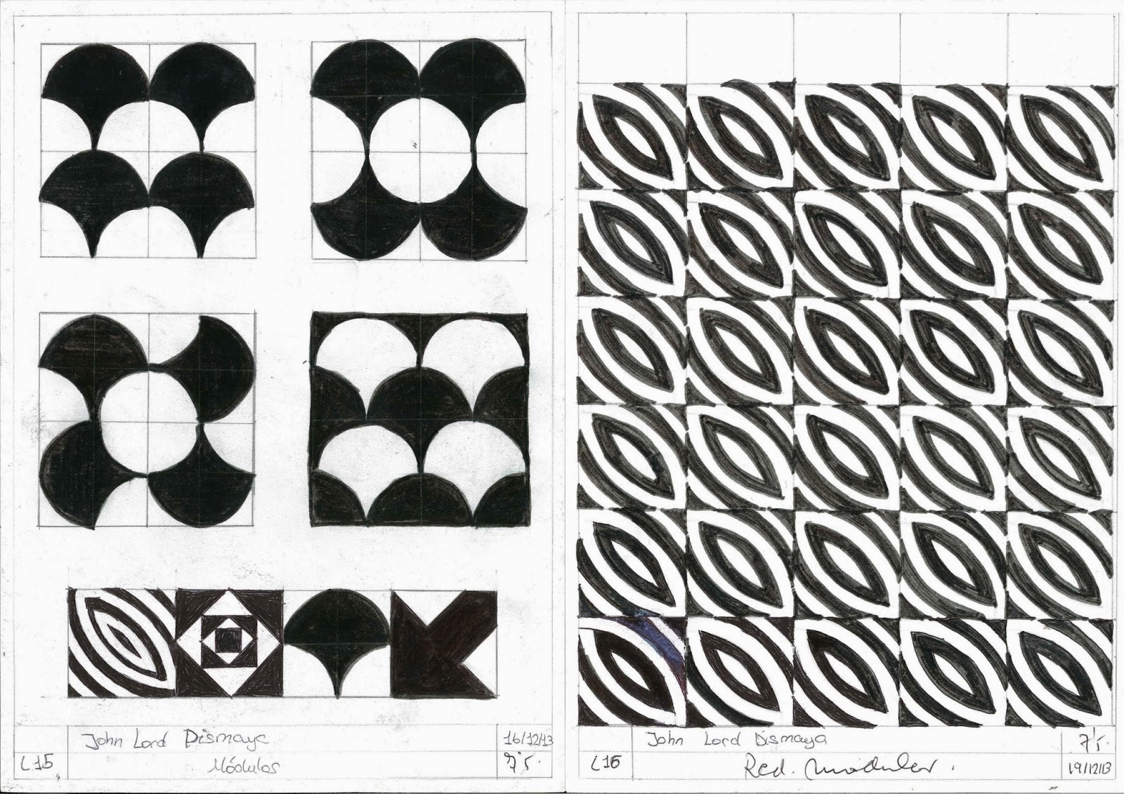 RED MODULAR. CUADRADO | .imagenesola imagen y la educacion plastica y ...