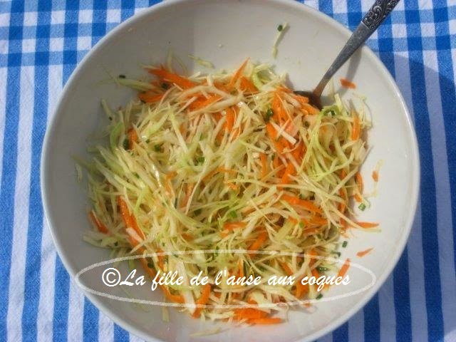 La fille de l'anse aux coques: SALADE DE CHOU TRADITIONNELLE