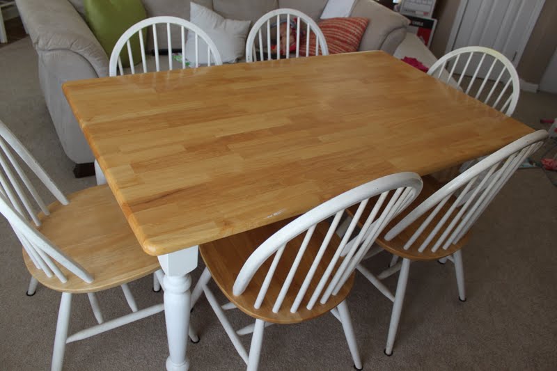 The Dather Family: Kitchen Table Makeover