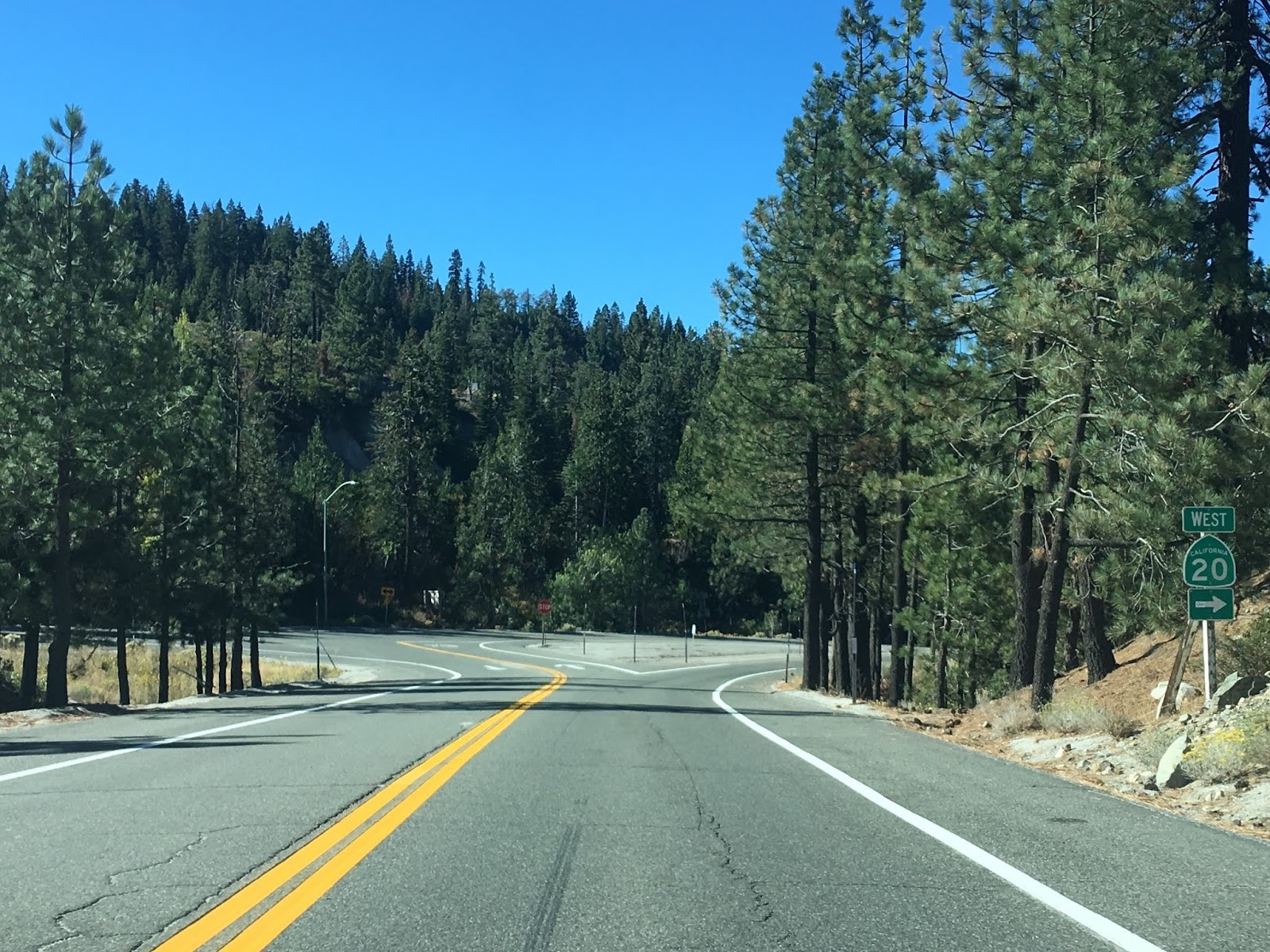 California State Route 20; from I-80 in Emigrant Gap west to CA 174