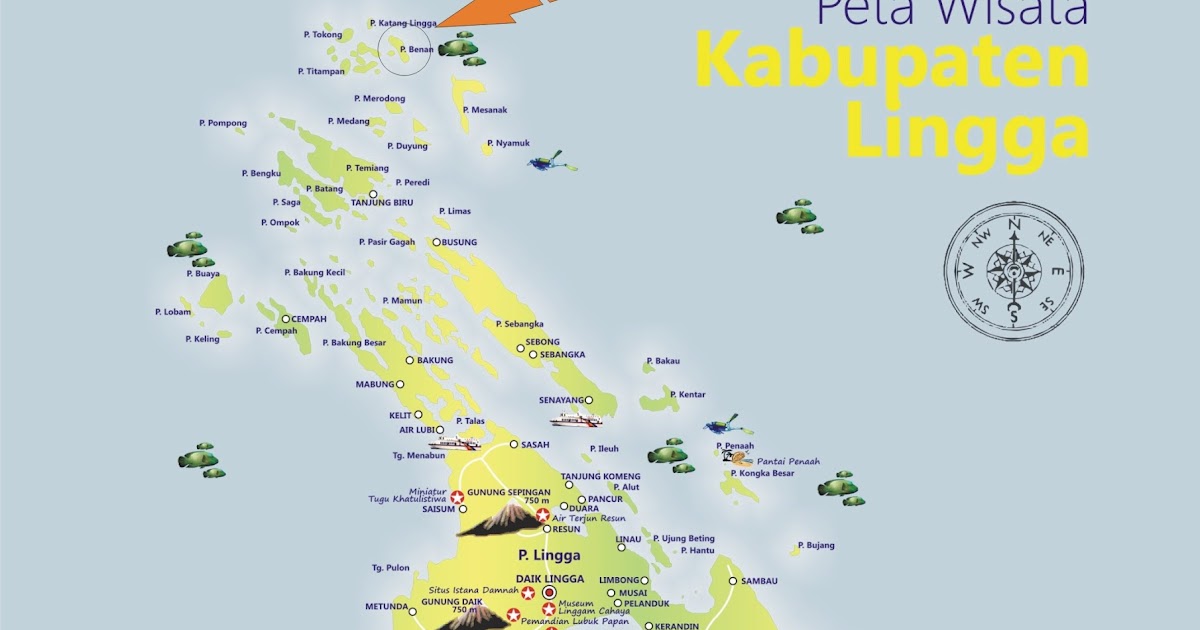 Tour De Benan: Peta Kabupaten Lingga