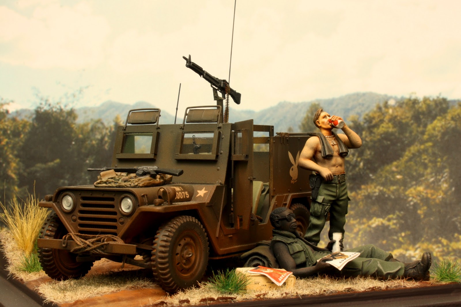 Miniature Creations: M151 Jeep Guntruck Vietnam