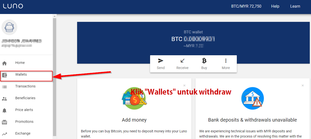Cara Withdraw Luno Ke Bank Malaysia