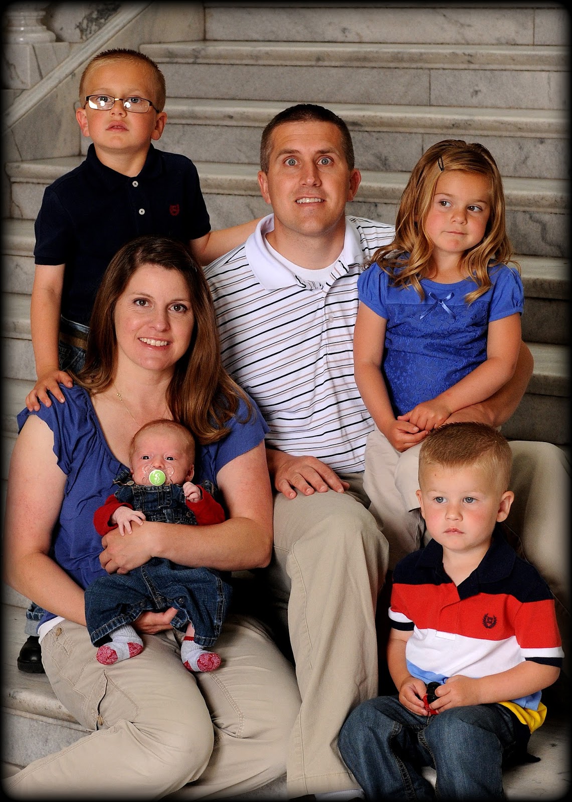 Pink Cookies with Sprinkles: Current faces of the Tolman Family...