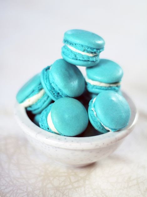 Project Denneler: Itty Bitty Blue Macarons