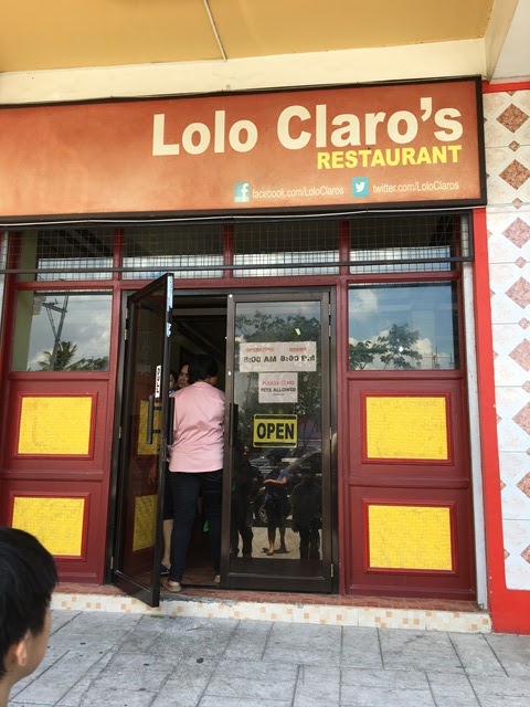 ERICJAZ FOODIES: LOLO CLARO'S RESTAURANT (CAVITE)