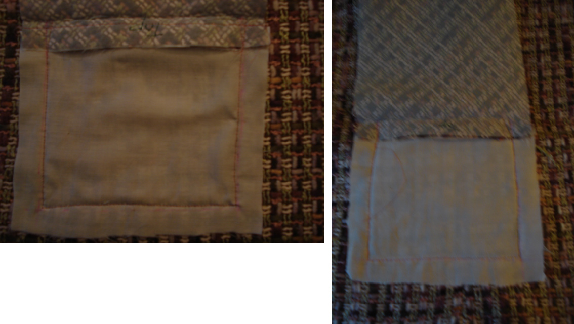 Diana's Sewing Lessons: Invisible Stitch Patch Pockets