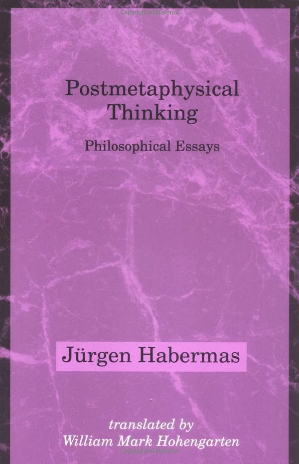 Jual Buku Postmetaphysical Thinking (Jurgen Habermas) - Toko Buku Import Jual Buku Postmetaphysical Thinking (Jurgen Habermas) - Toko Buku Import