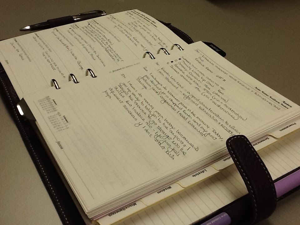 Philofaxy: Guest Post - Using Multiple Diaries - Helen.