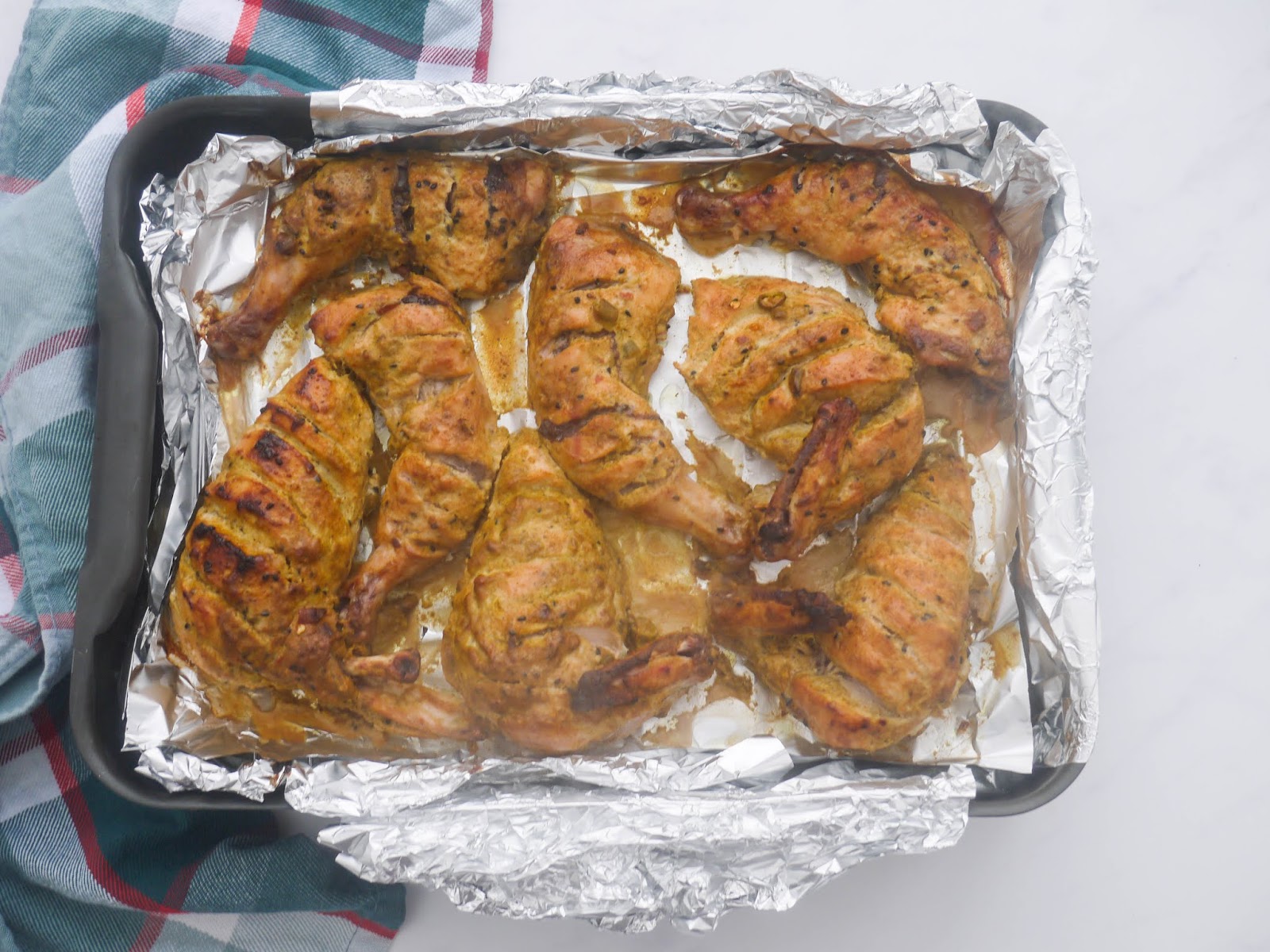 This Muslim Girl Bakes: Achari Roast Chicken.