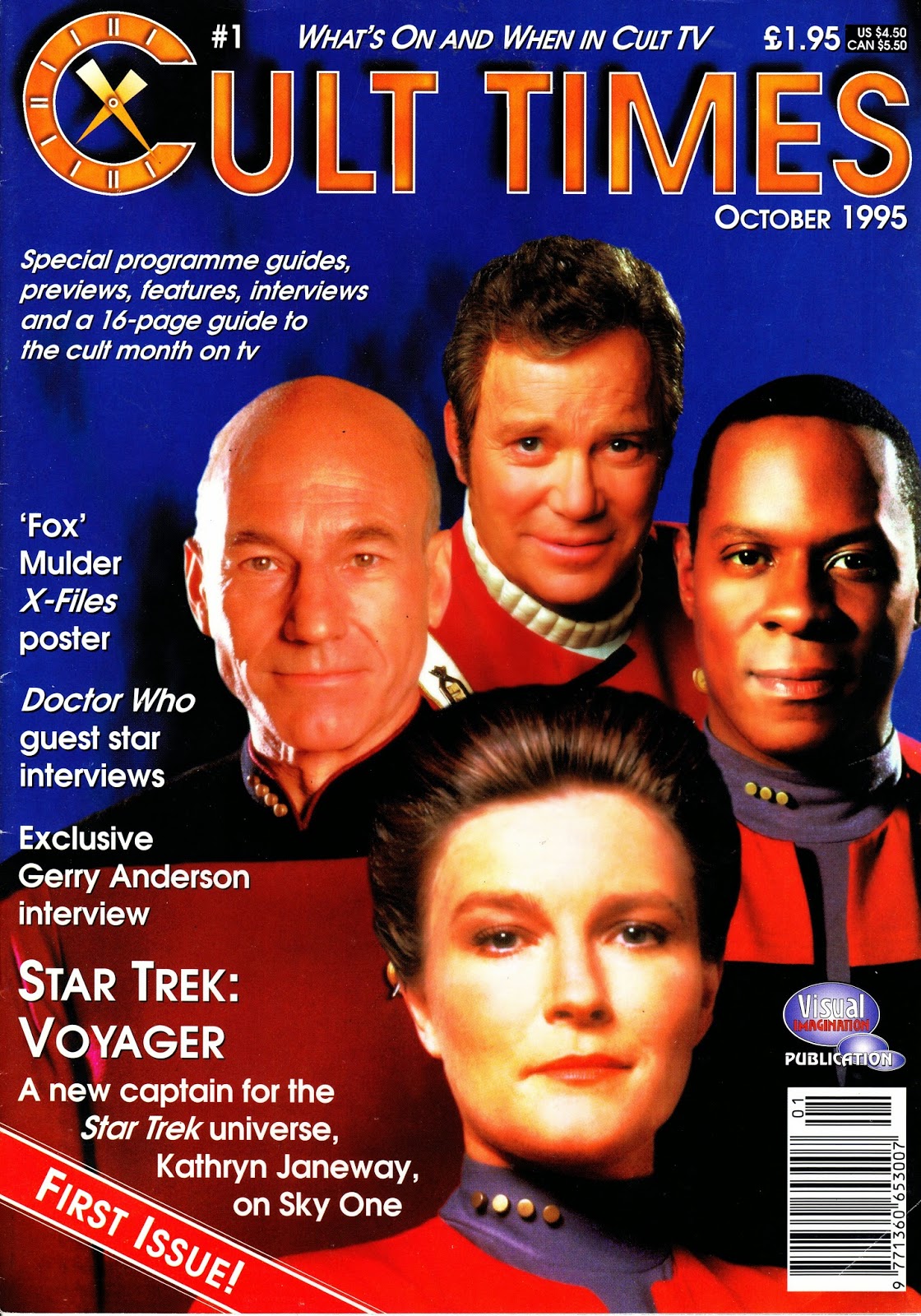 STARLOGGED GEEK MEDIA AGAIN 1995 CULT TIMES MAGAZINE Issue 1 starlogged-geek-media-again-1995-cult-times-magazine-issue-1