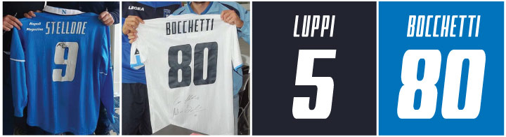 Football teams shirt and kits fan: Font Napoli 2001-02