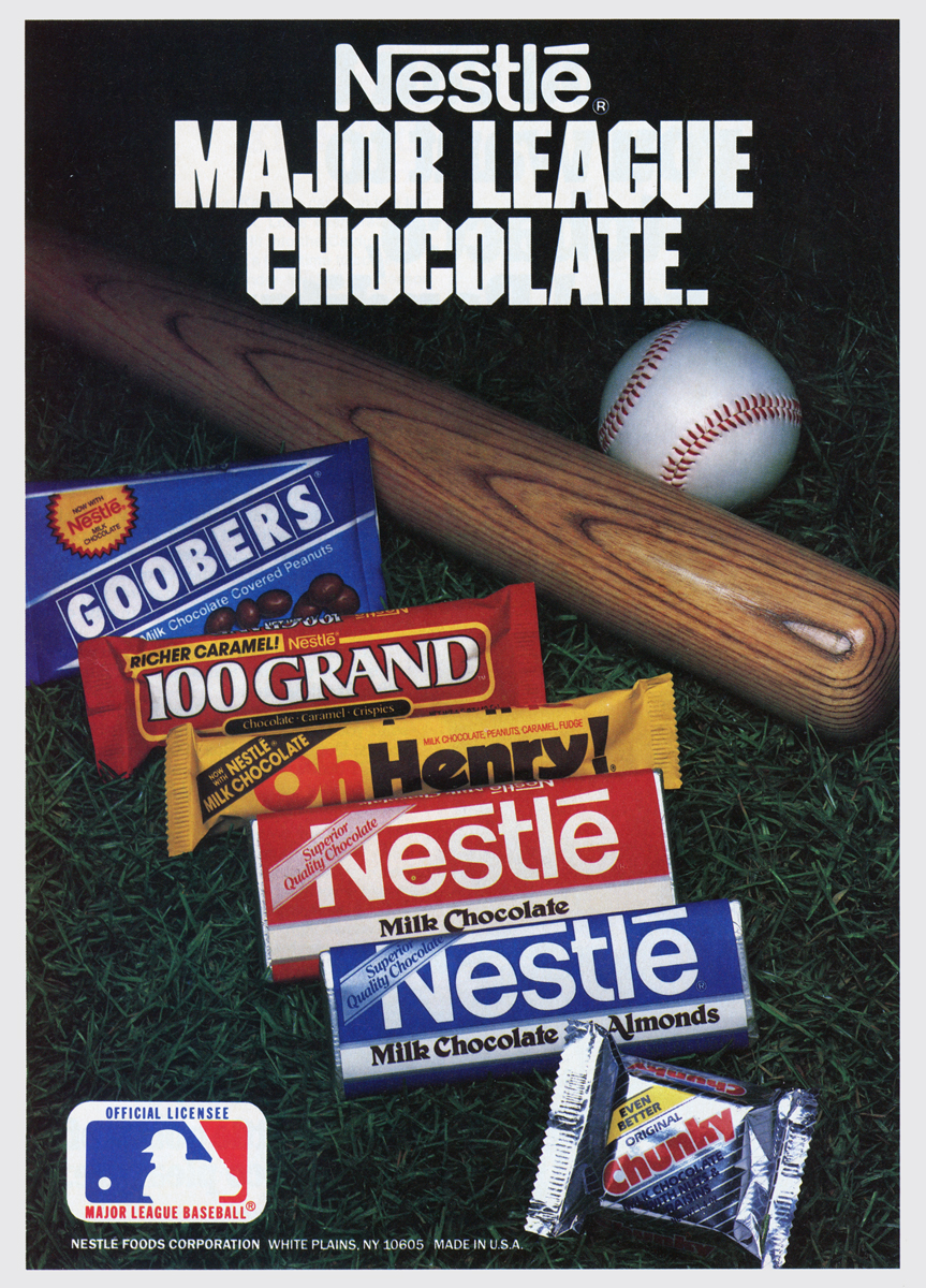 Neato Coolville: TWO 1980S CANDY BASEBALL ADS