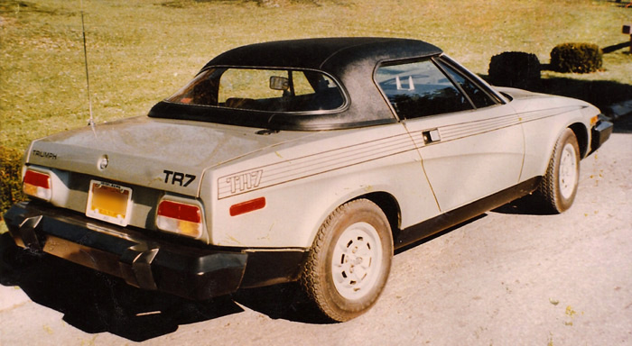 Vitessesteve - blog: TR7 removable hardtops