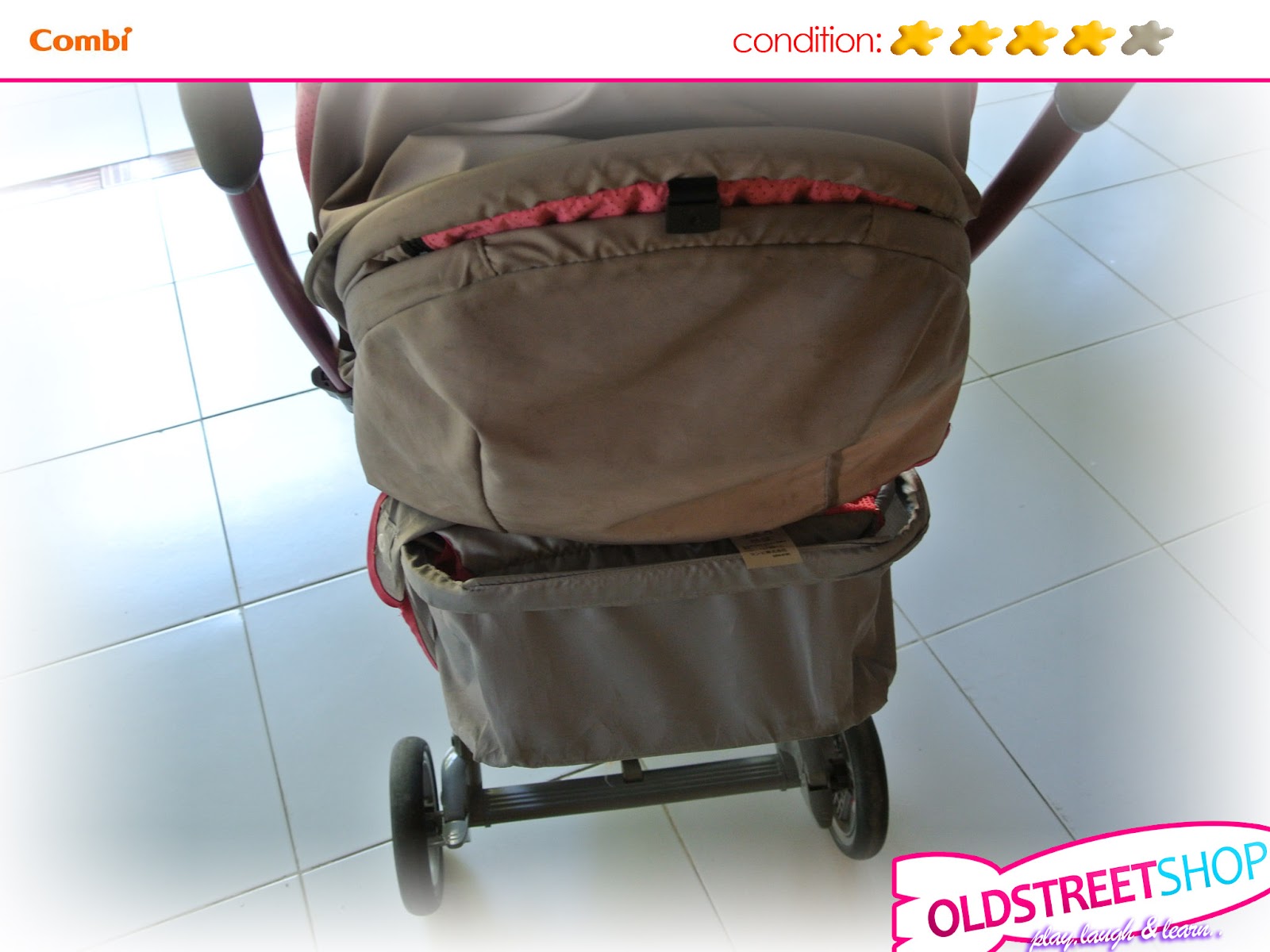 oldstreetshop: Pink Combi Urban Stroller