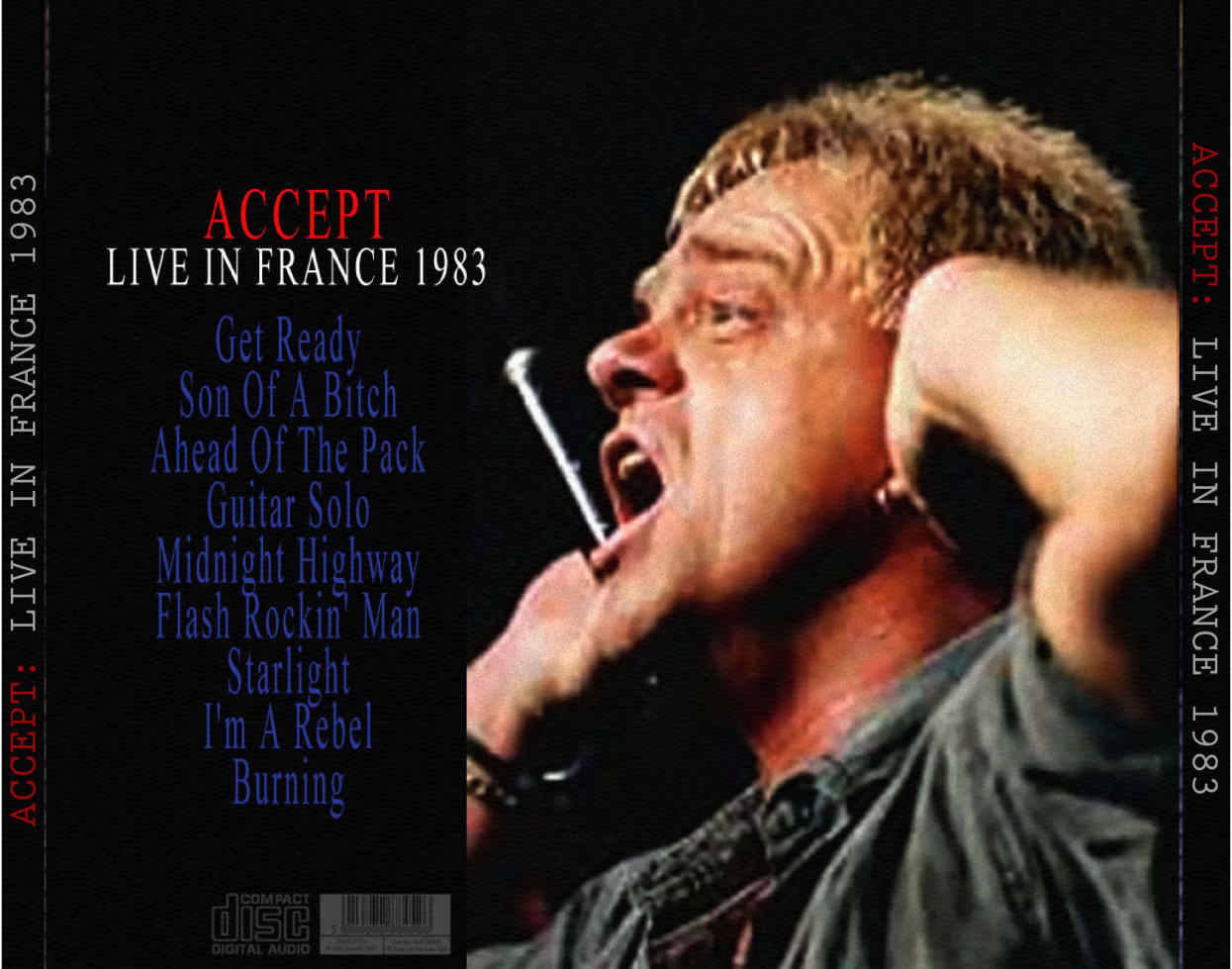 High Quality Bootlegs: Accept - Live In France 1983