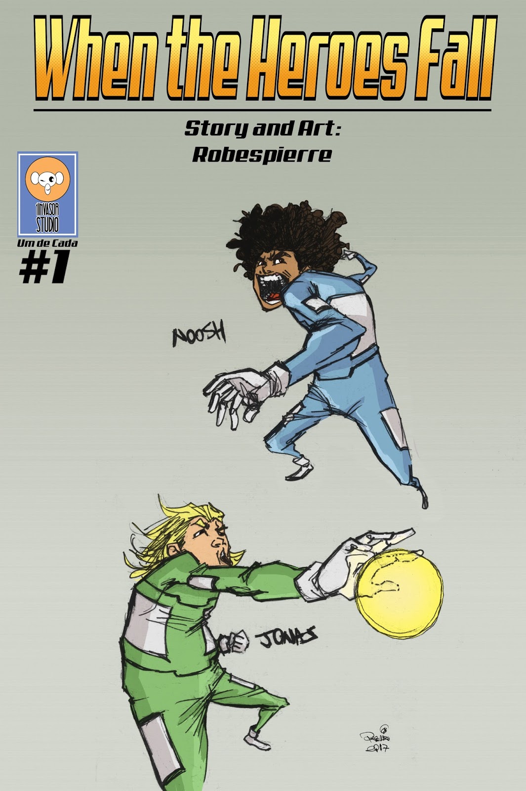 1Invasor Studio: When the Heroes Fall - short comic book