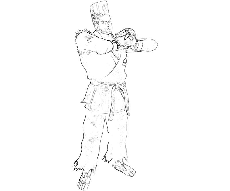 Tekken Coloring Pages Coloring Pages