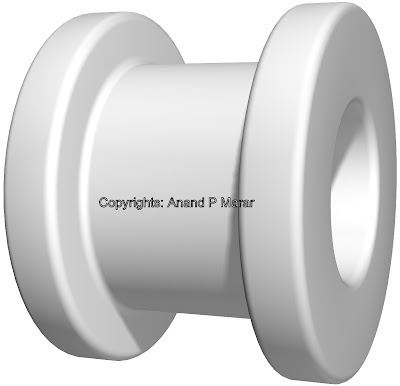 PTFE/Teflon Collar Button Grommet