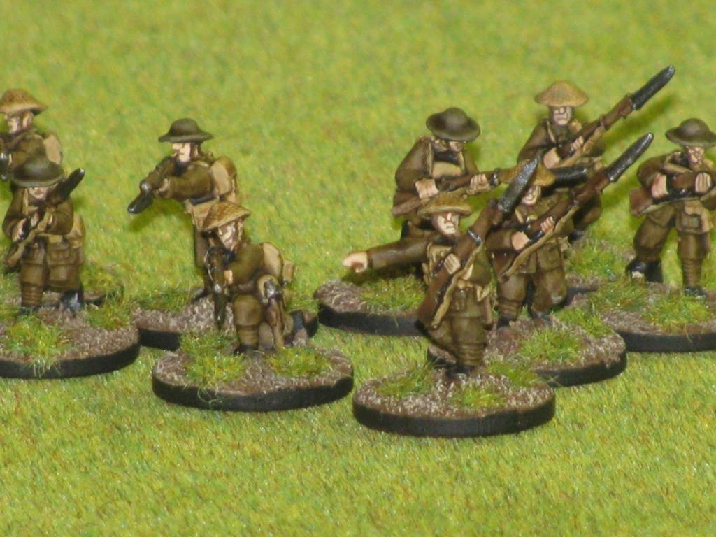 Natholeon's Empires: 18mm Blue Moon WWI - first painted figures