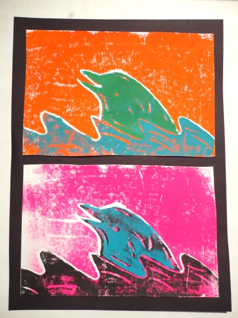 Thomas Elementary Art: 4th Grade Animal Printmaking (The best ...