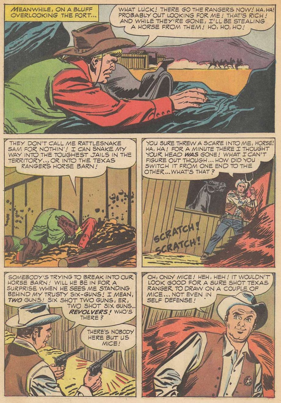 The Comic Book Catacombs: Rango in "The Pride of the Rangers" (Dell; 1967)