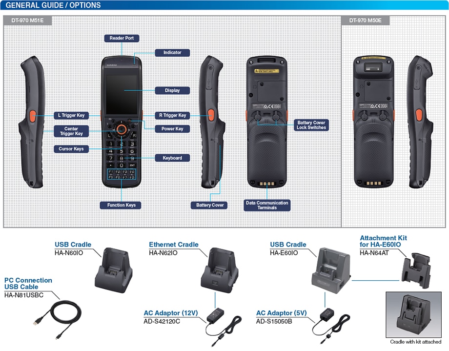 Casio DT 970 Scanner ~ little Note