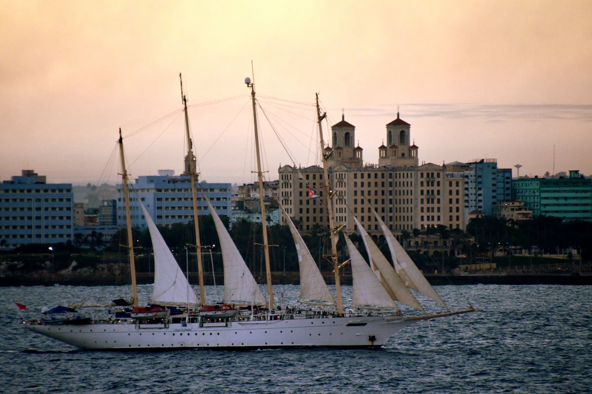 World Adventures: Cuban Explorer, Day 7, Sailing into Havana, Cuba ...