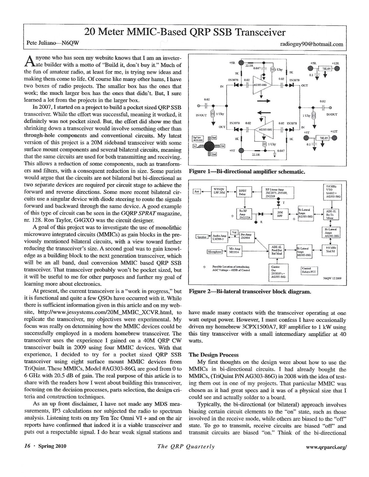 2018 ~ The Year of SSB Transceivers