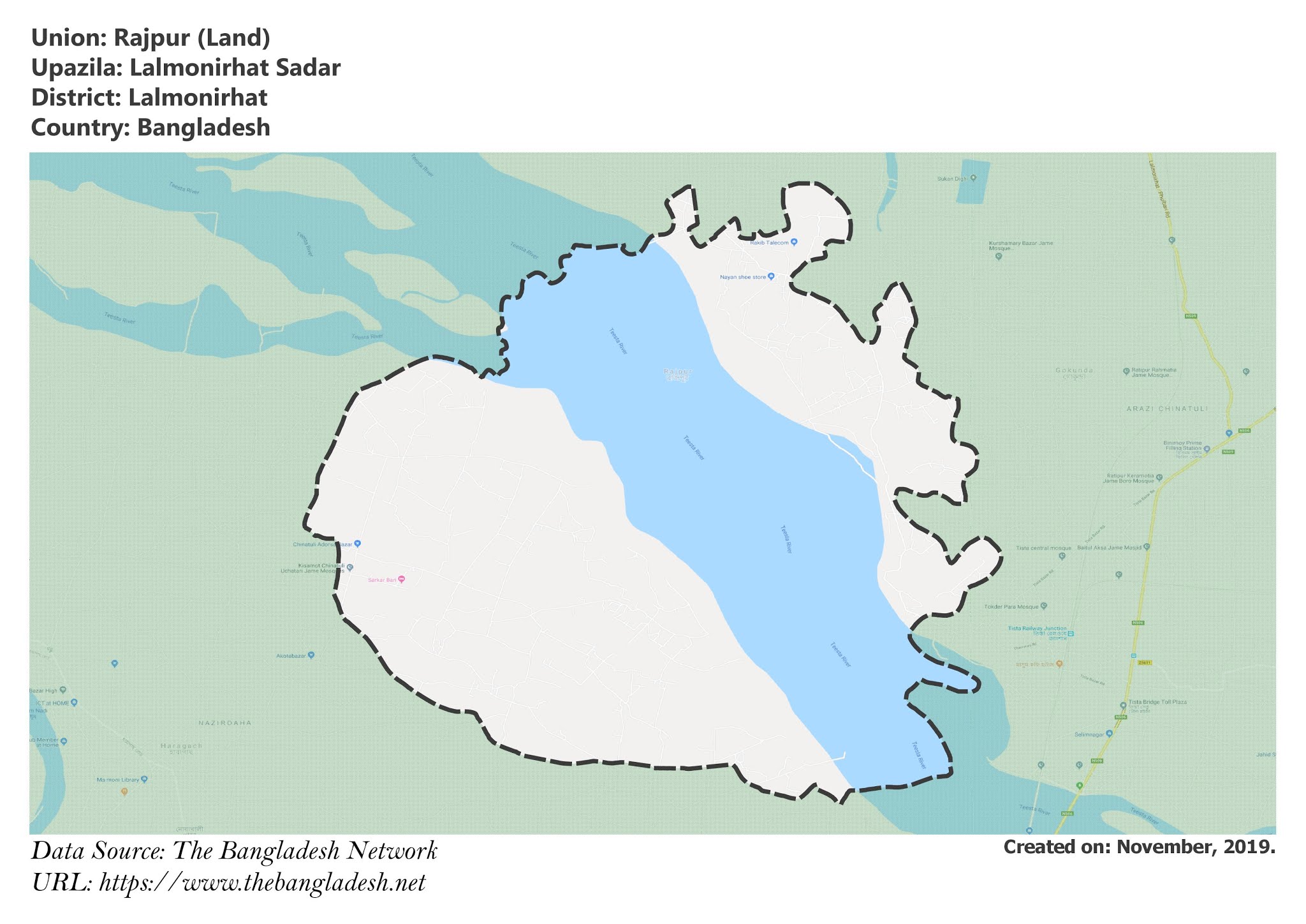 Rajpur Union, Lalmonirhat