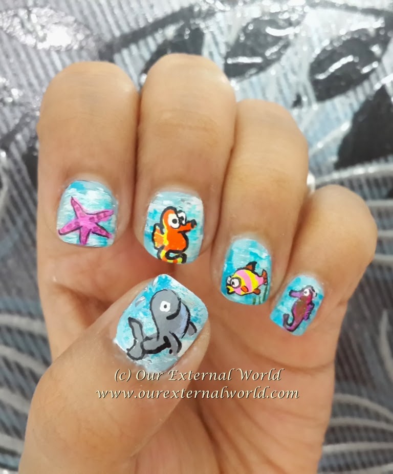 Sea Nail Art Designs
