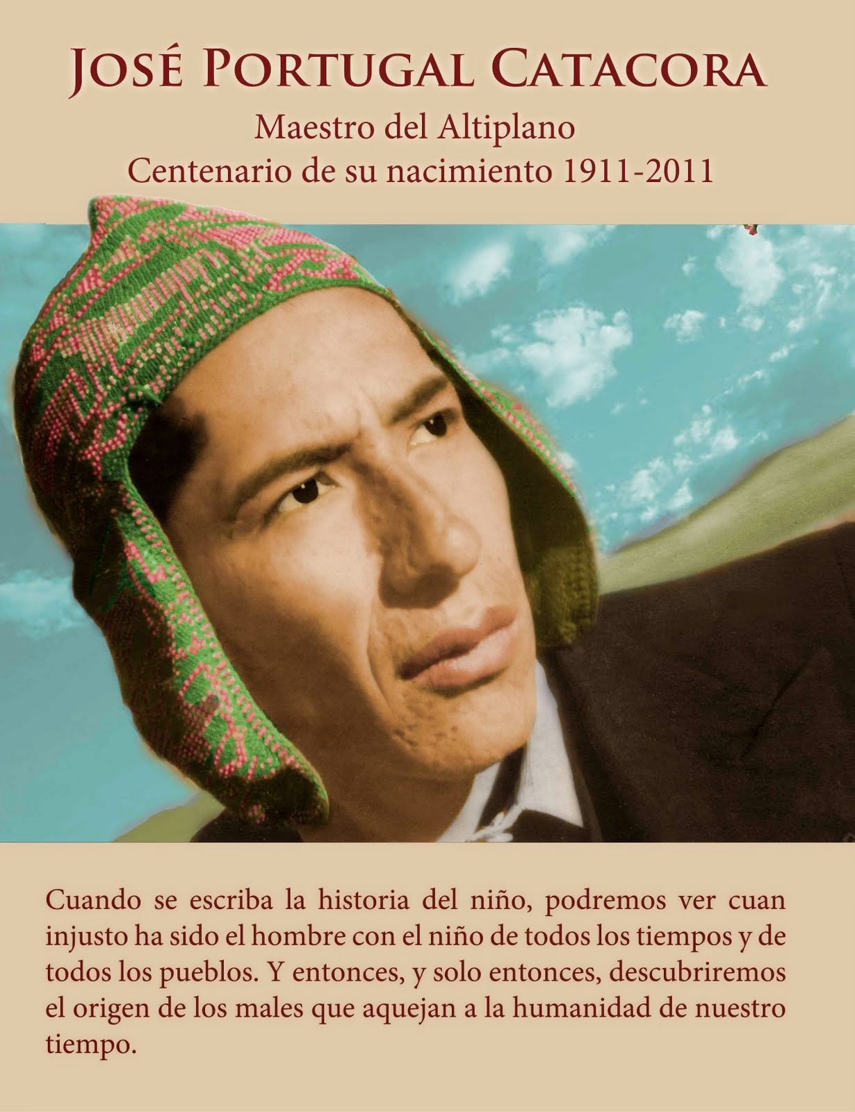 Jose Portugal Catacora: José Portugal Catacora (Acora 13/02/1911 - Lima ...