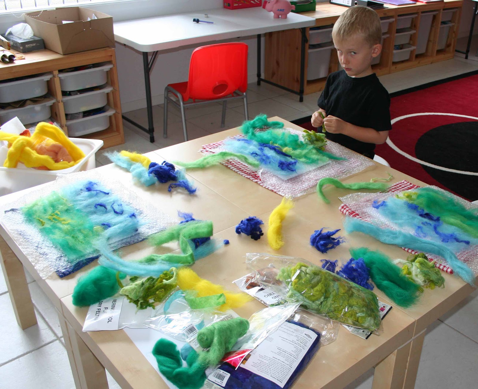 Creating and Educating: Felt Landscapes