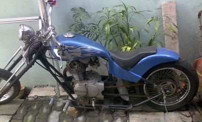 Honda CB Modif Harley