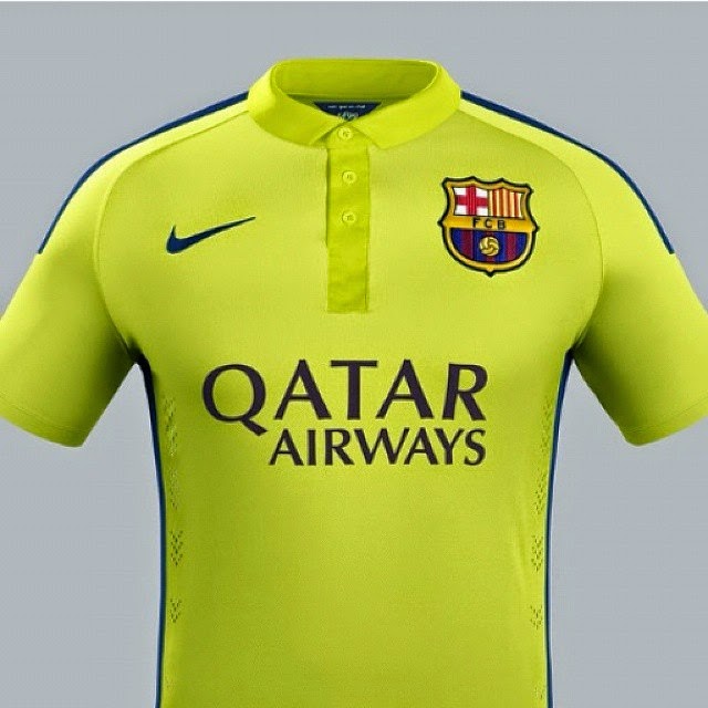 New third kit for the 2014/15 season ~ Fc Barcelona Photo